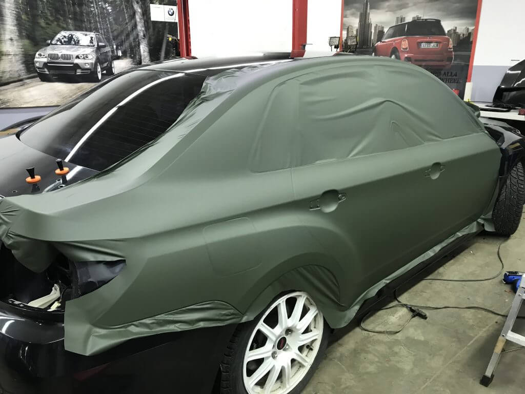 Matte Military Green Subaru STI – Choice Wraps